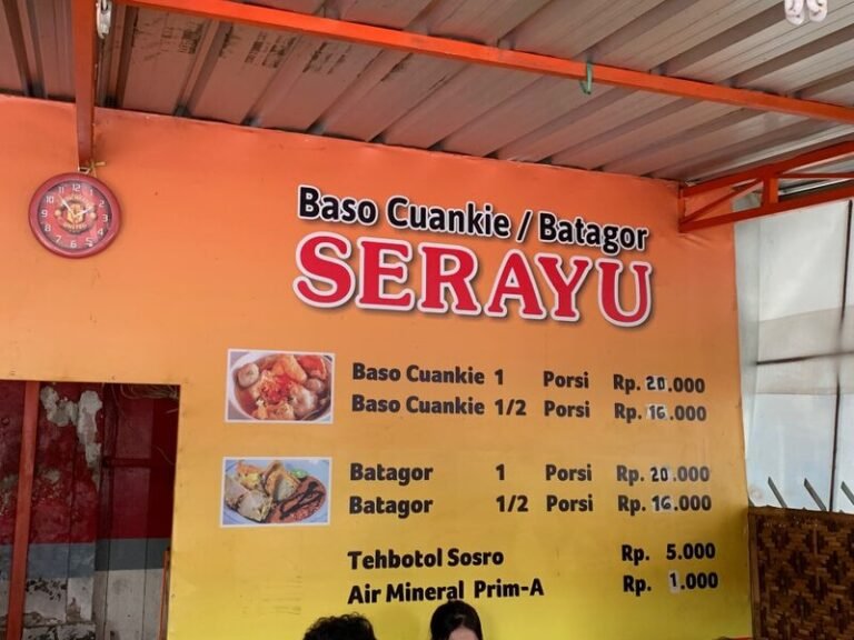 Kulineran di Bakso Cuanki dan Batagor Serayu - Blog si Kaki Palsu